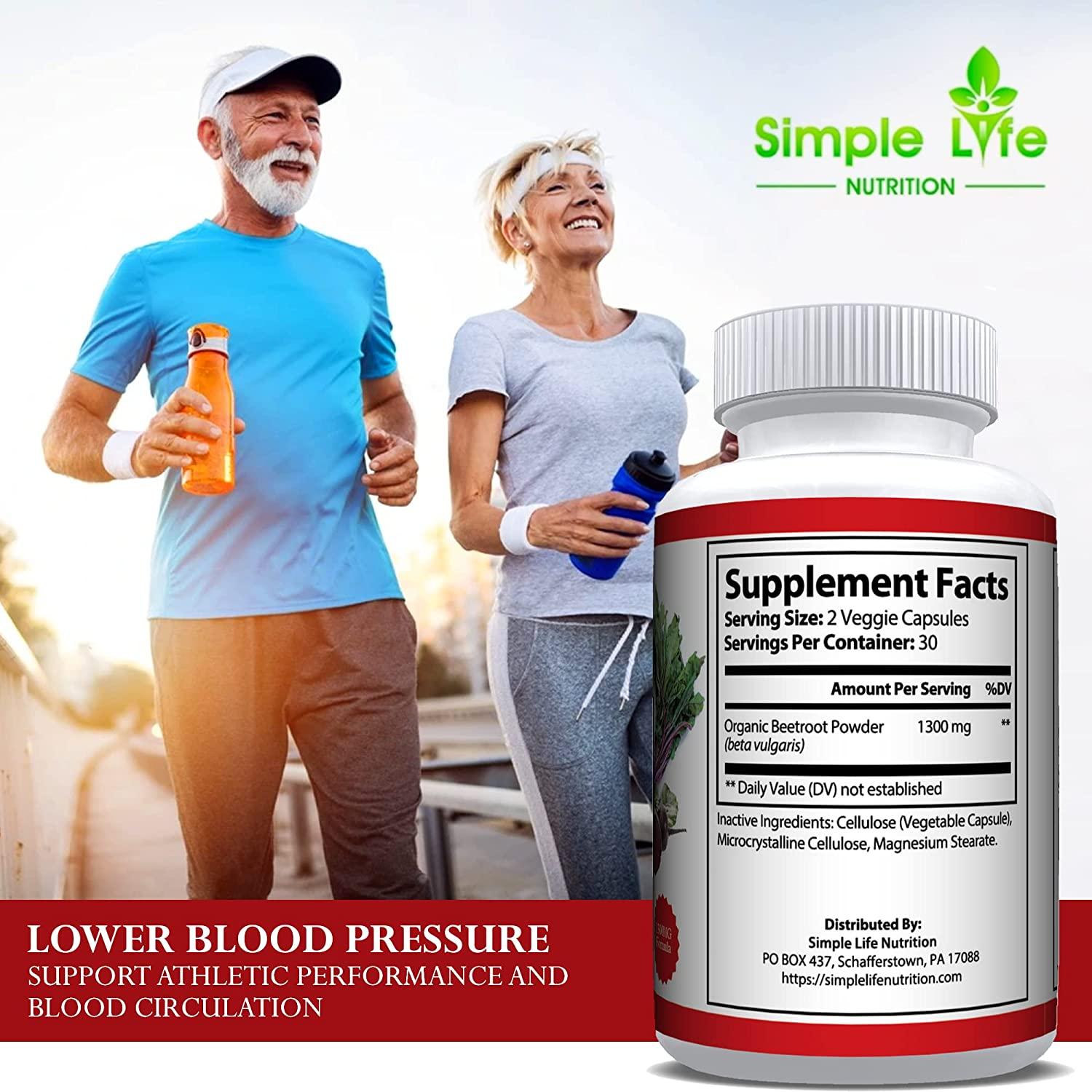 Organic Beet Root Powder Capsules - Nitric Oxide Booster - 60CT ...