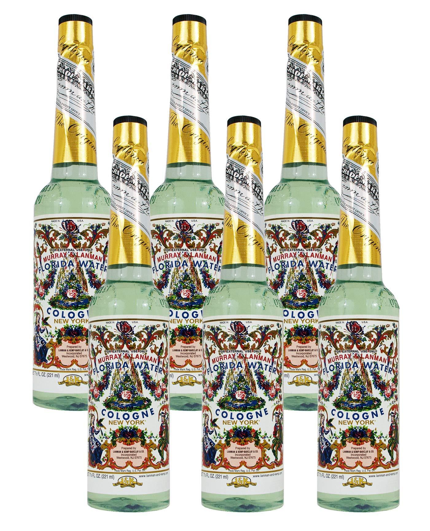 Lanman & Kemp Authentic 7.5 Oz Florida Water Cologne - Pack of 6 ...
