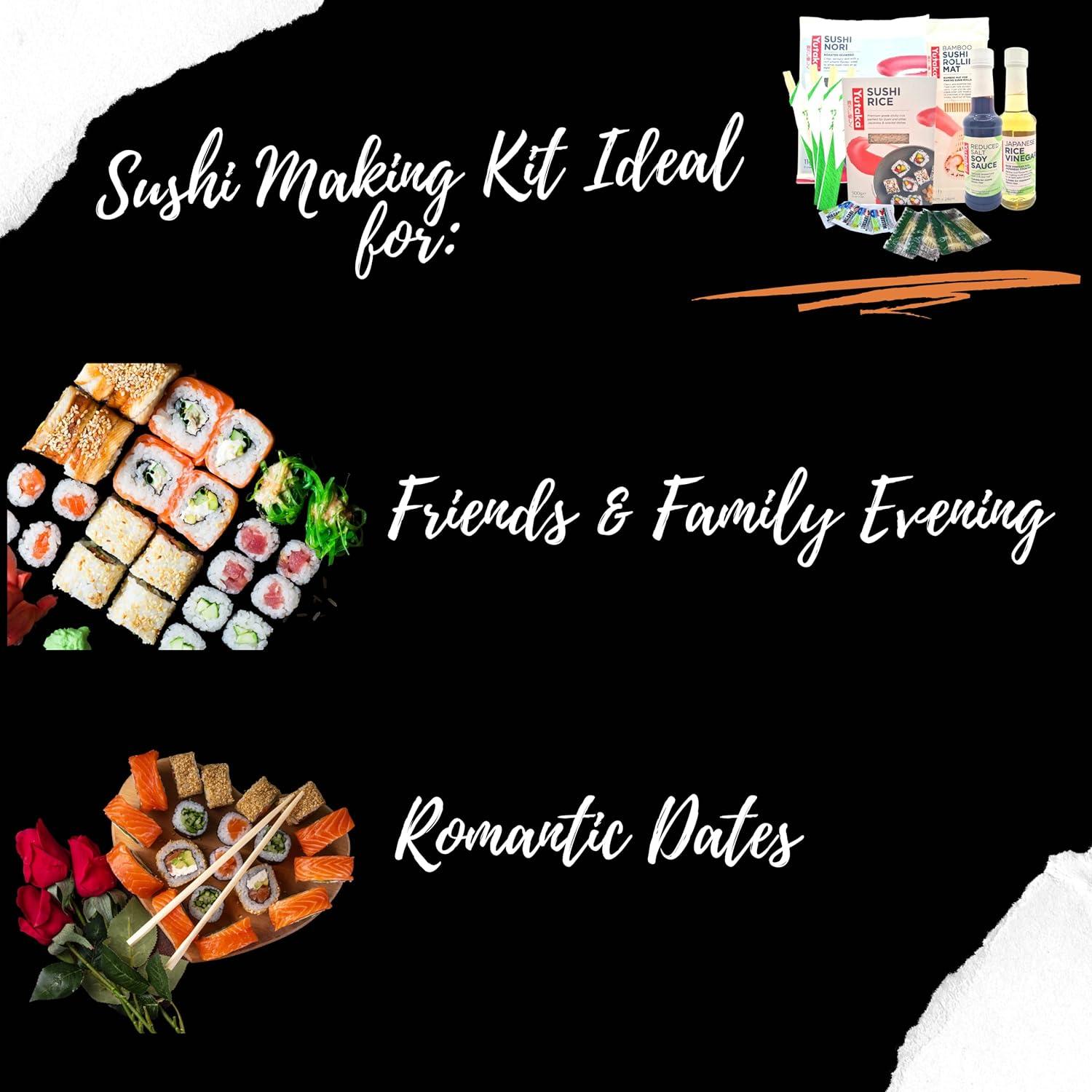 Sushi Kit Sushi Making Kit for DIY Sushi at Home contains Sushi Rice ...