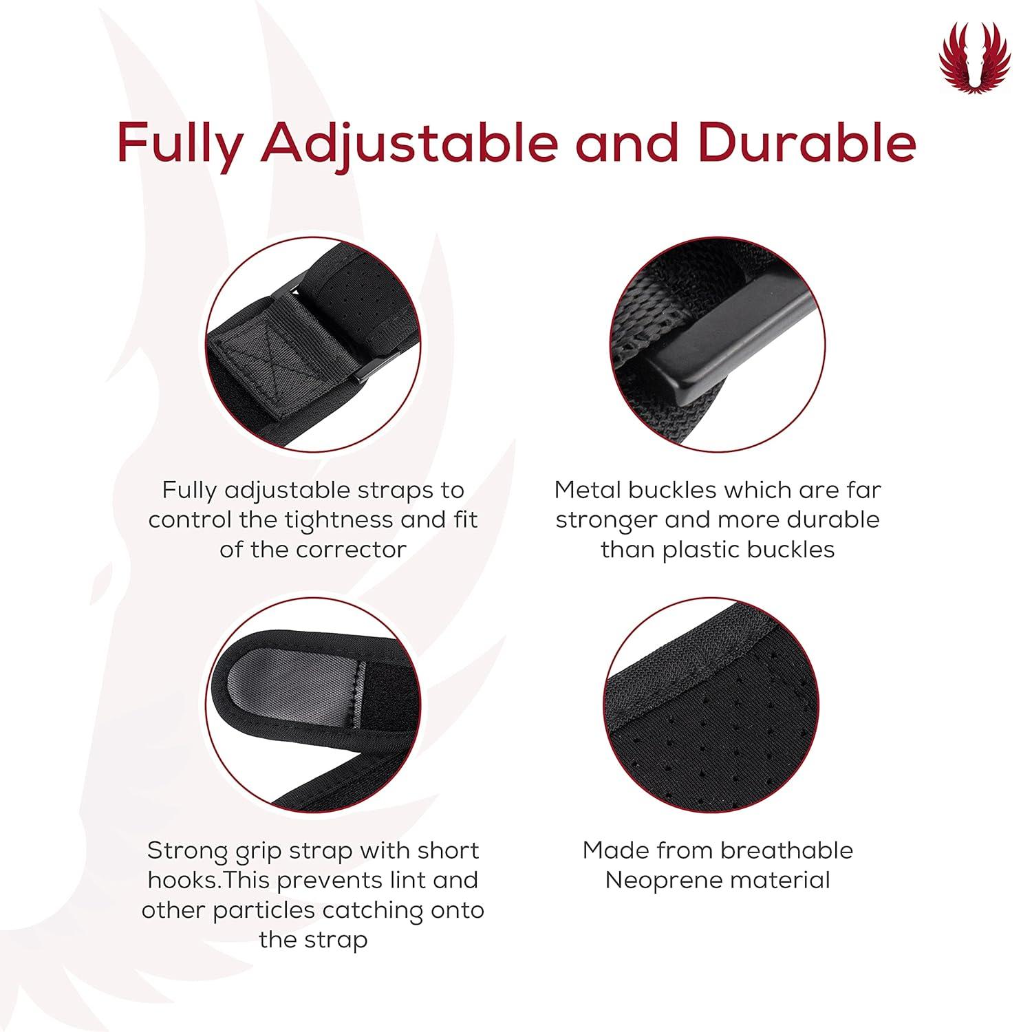 TULPAR Posture Corrector for Women and Men - Adjustable Upper Back ...