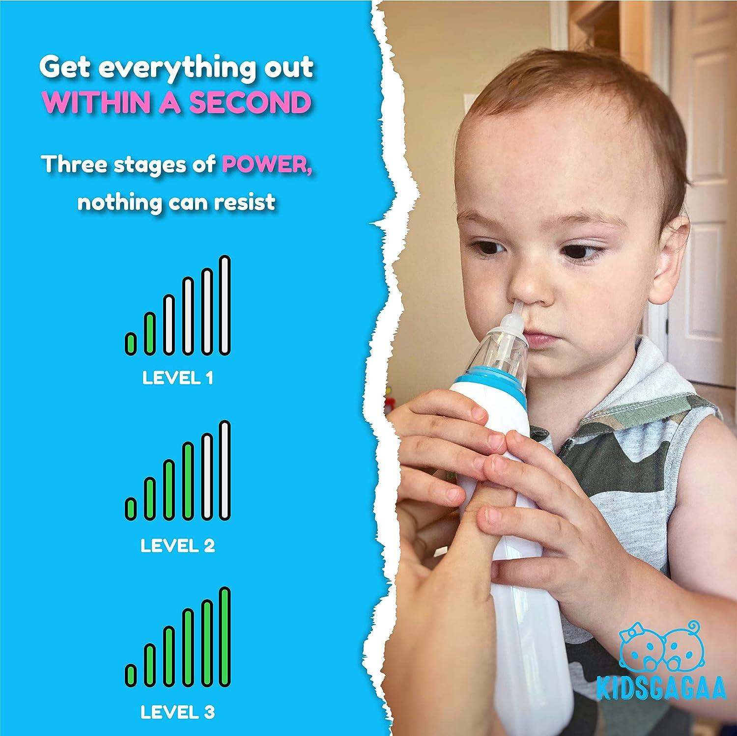 Electric Nasal Aspirator for Baby | Snot Cleaner & Booger Suction ...