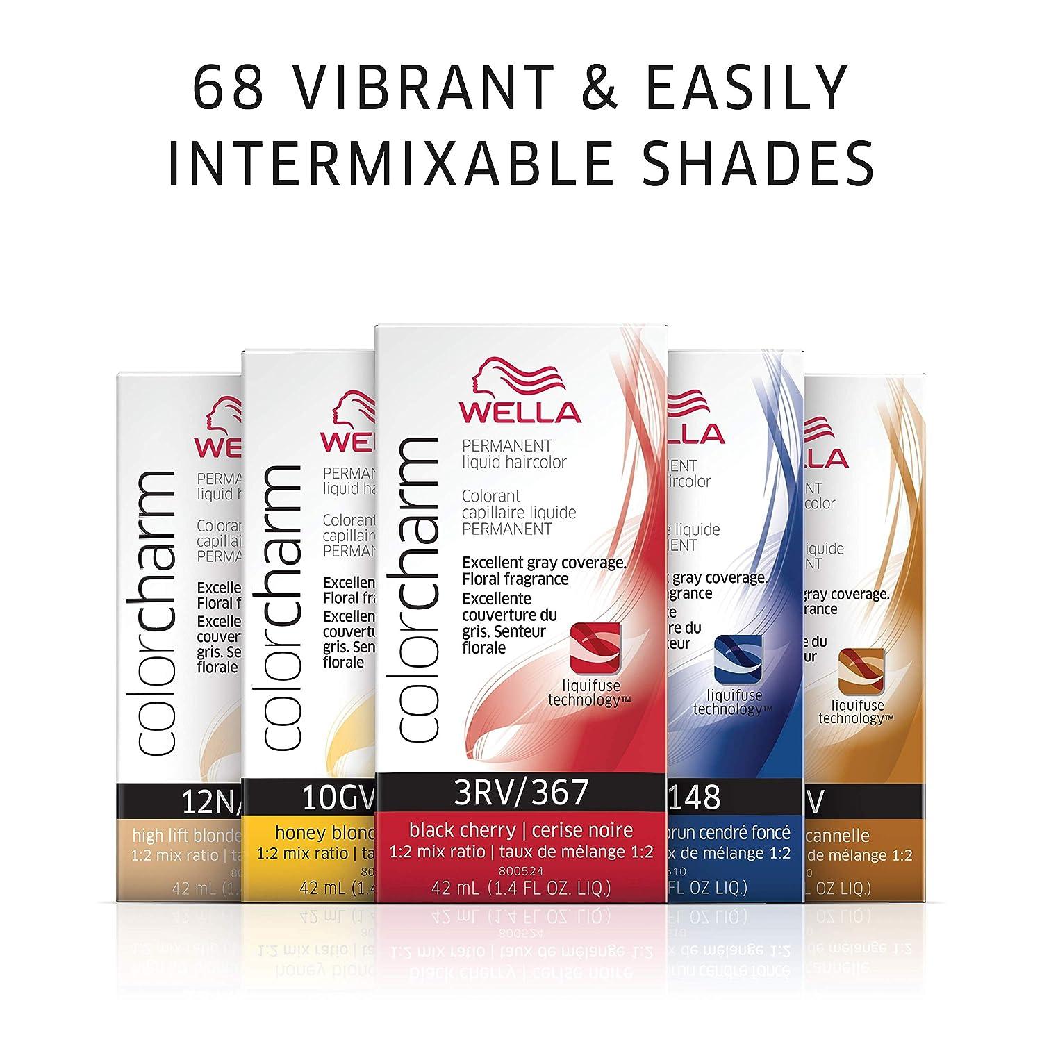 Wella Color Charm 10N Satin Blonde Liquid Hair Color - Gray Coverage ...