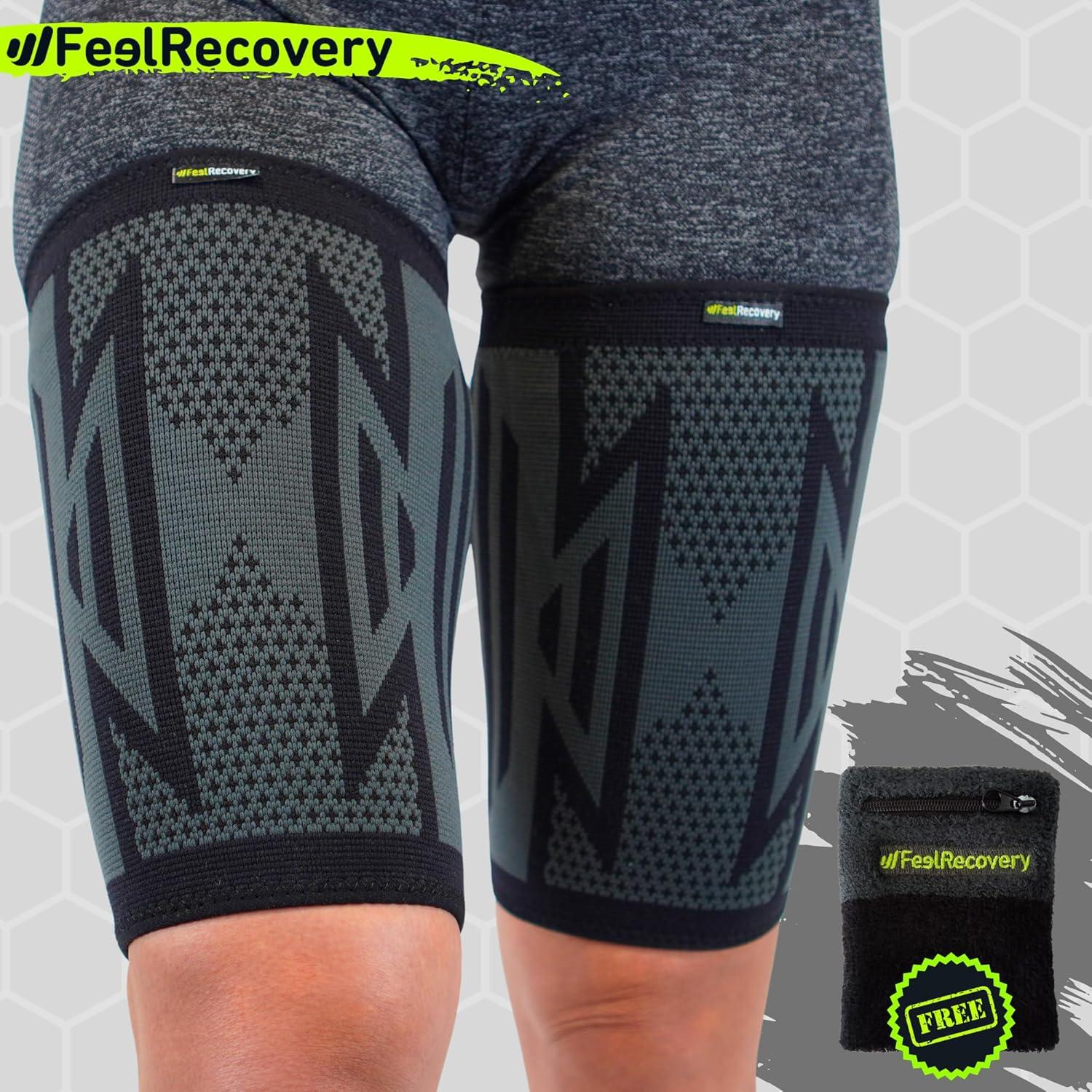 FEEL RECOVERY 2 Compression Bandage for Men & Women | Knee Quad & Groin ...