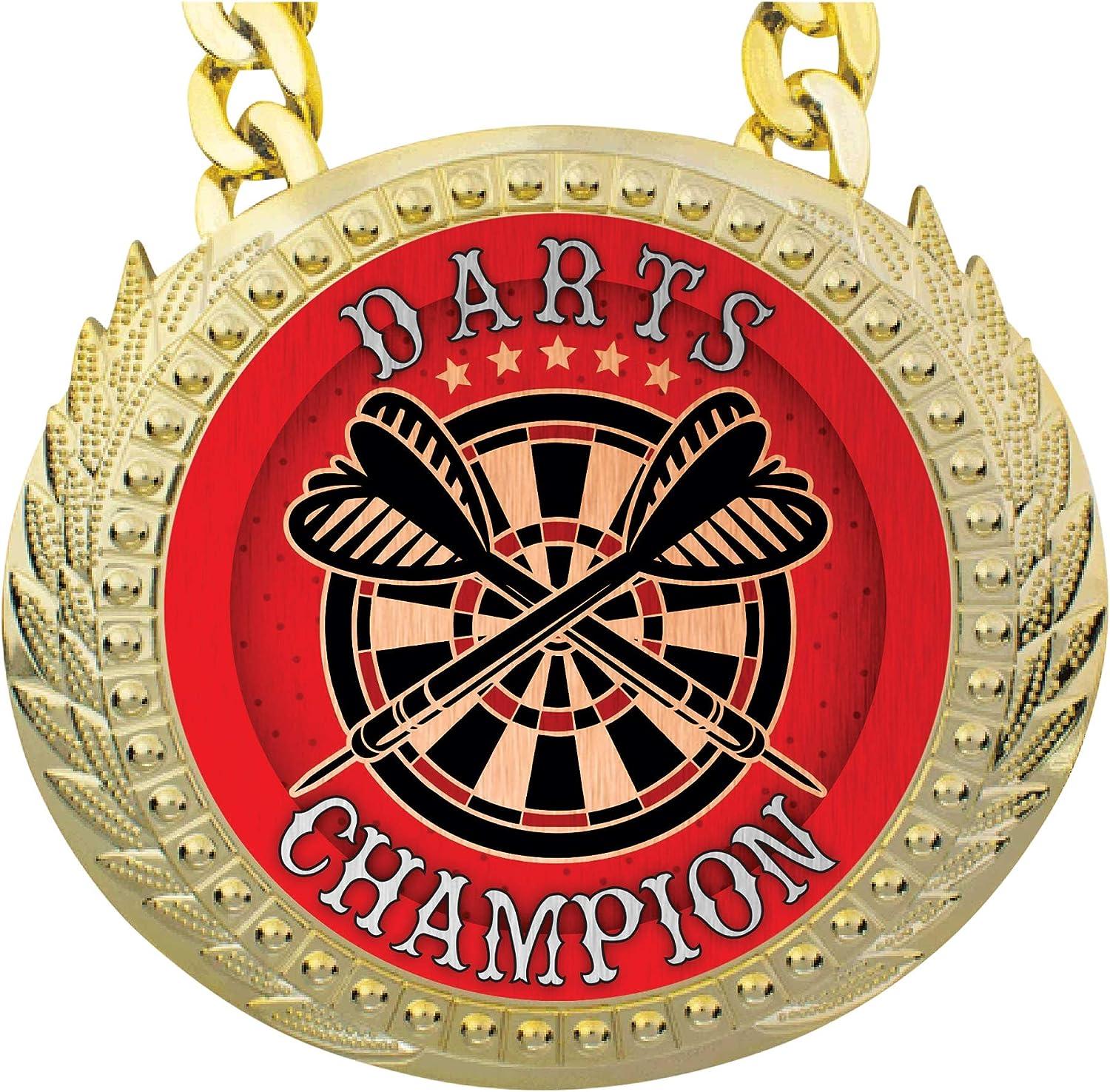 Express Medals Darts Champ Trophy Award - 6x5.25 Inches, Center Plaque ...