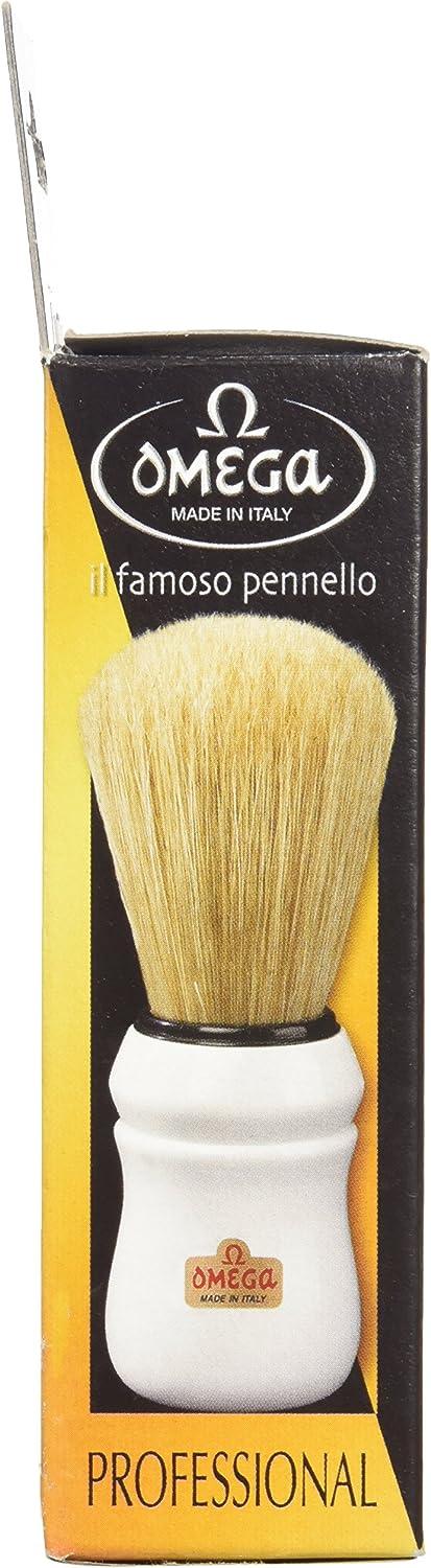 Omega 10049 Shaving Brush - Pure Bristle - Black | High-Quality Men's ...