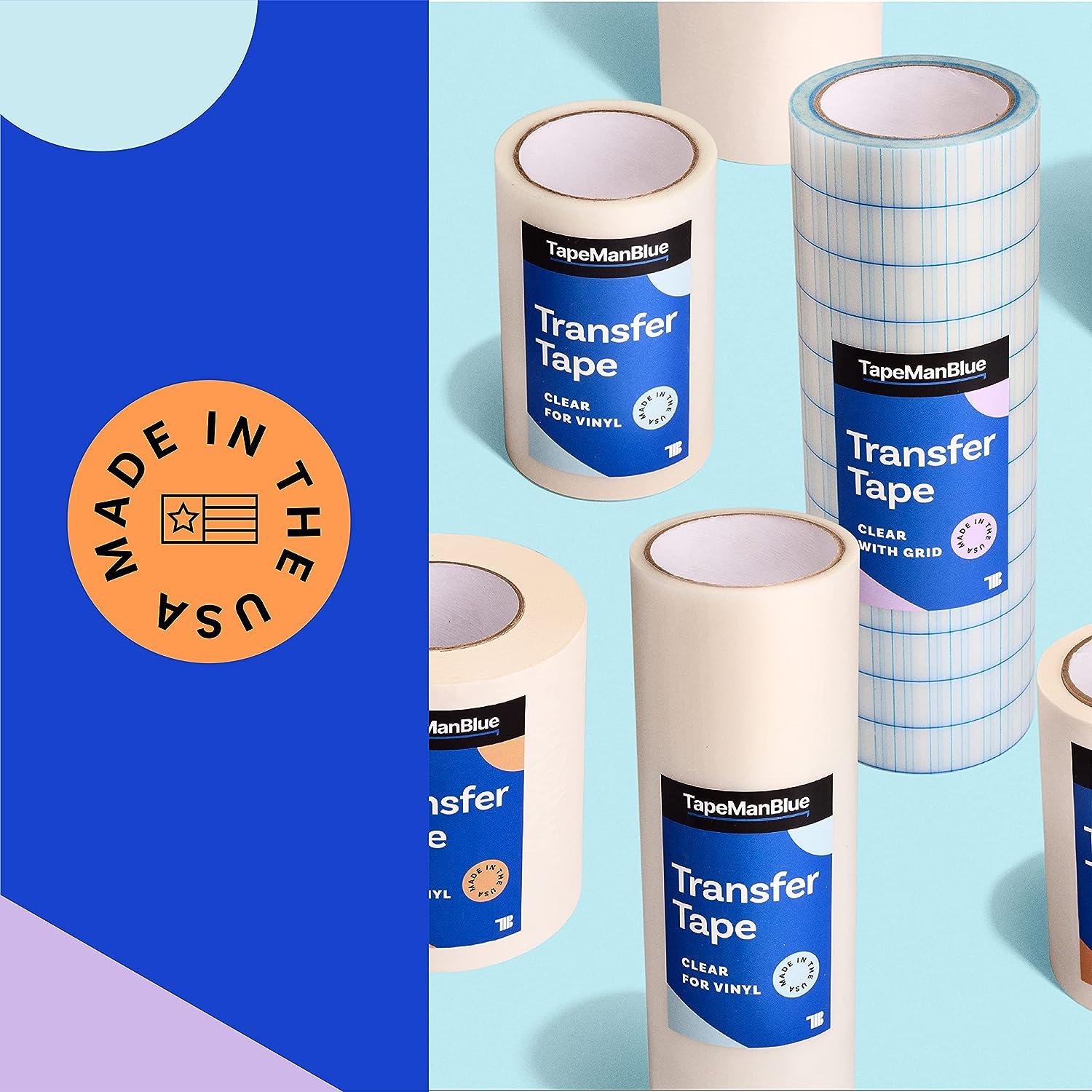 12 X 50 Roll Of Clear Transfer Tape For Vinyl Made In America Premium 12-x-50-roll-of-clear-transfer-tape-for-vinyl-made-in-america-premium