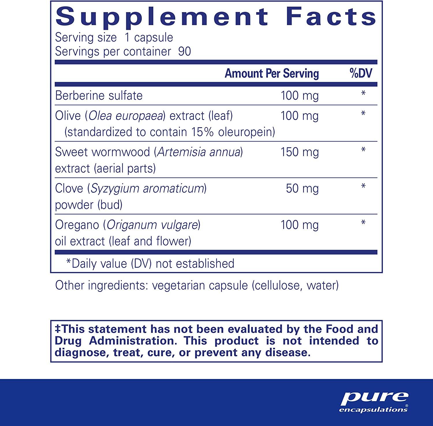 Pure Encapsulations MicroDefense with Oregano - 90 Capsules for Healthy ...