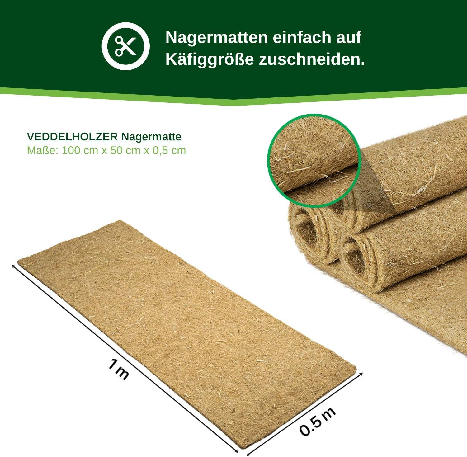 Veddelholzer 5 Hemp Mats for Rodent Cages | Eco-Friendly Bedding for ...