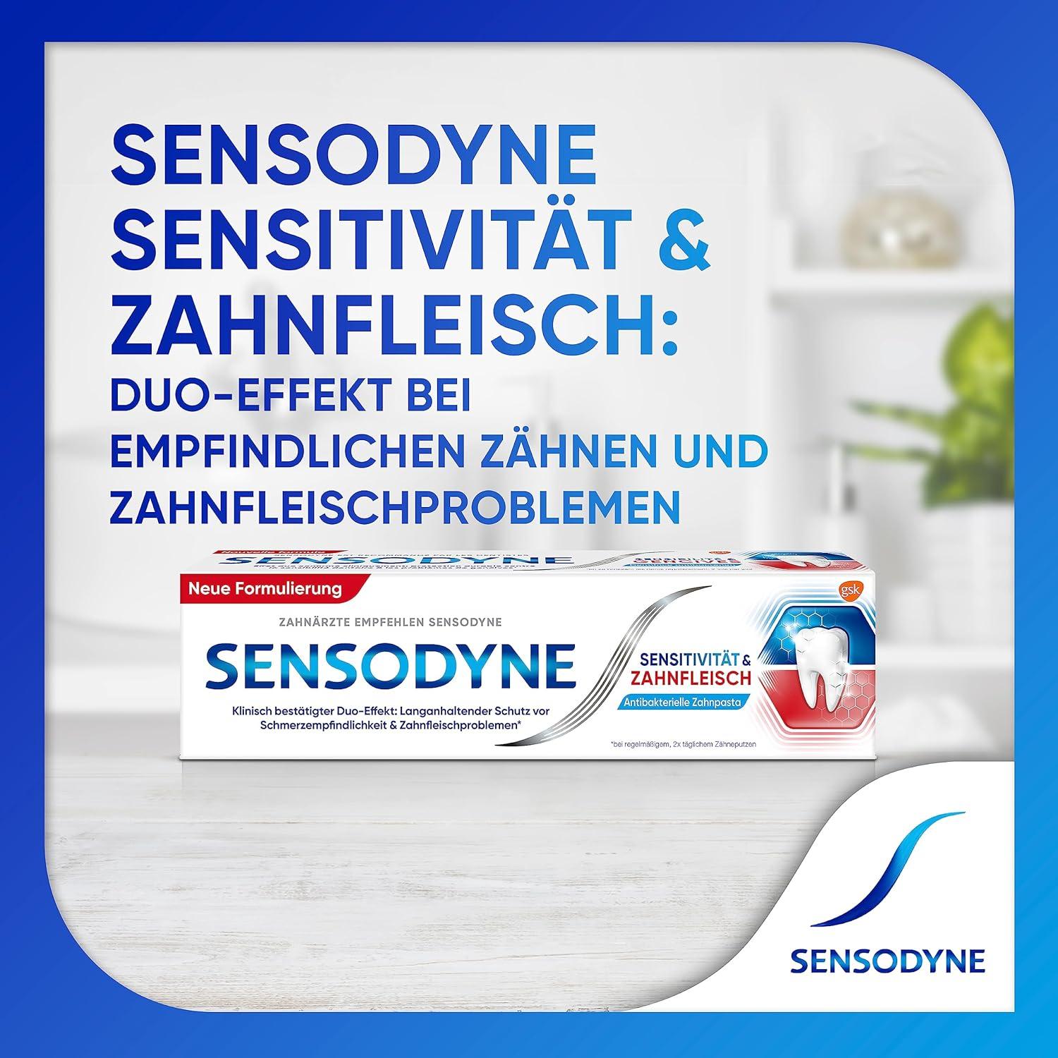 Sensodyne Sensitivity & Gums Toothpaste 75ml - Pack of 2 for Gum Health ...