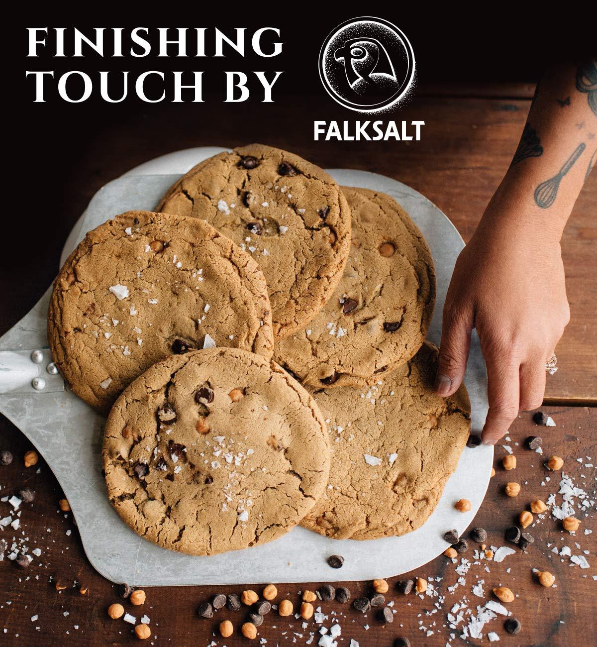 Falksalt Crystal Flakes Natural Sea Salt 4.4 Oz - Pure & Untouched