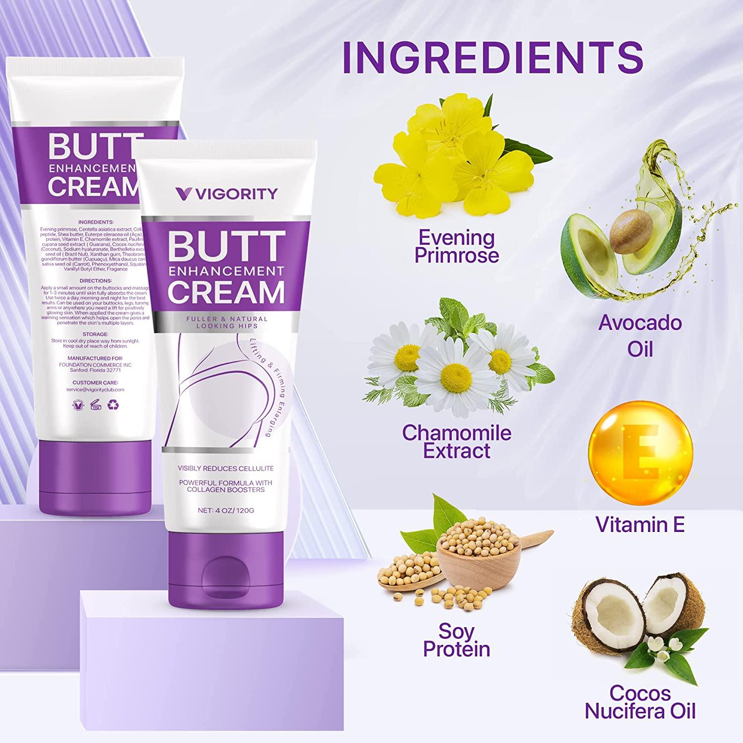 Butt Enhancement Cream | Hip Lift & Firming Lotion for Bigger, More ...