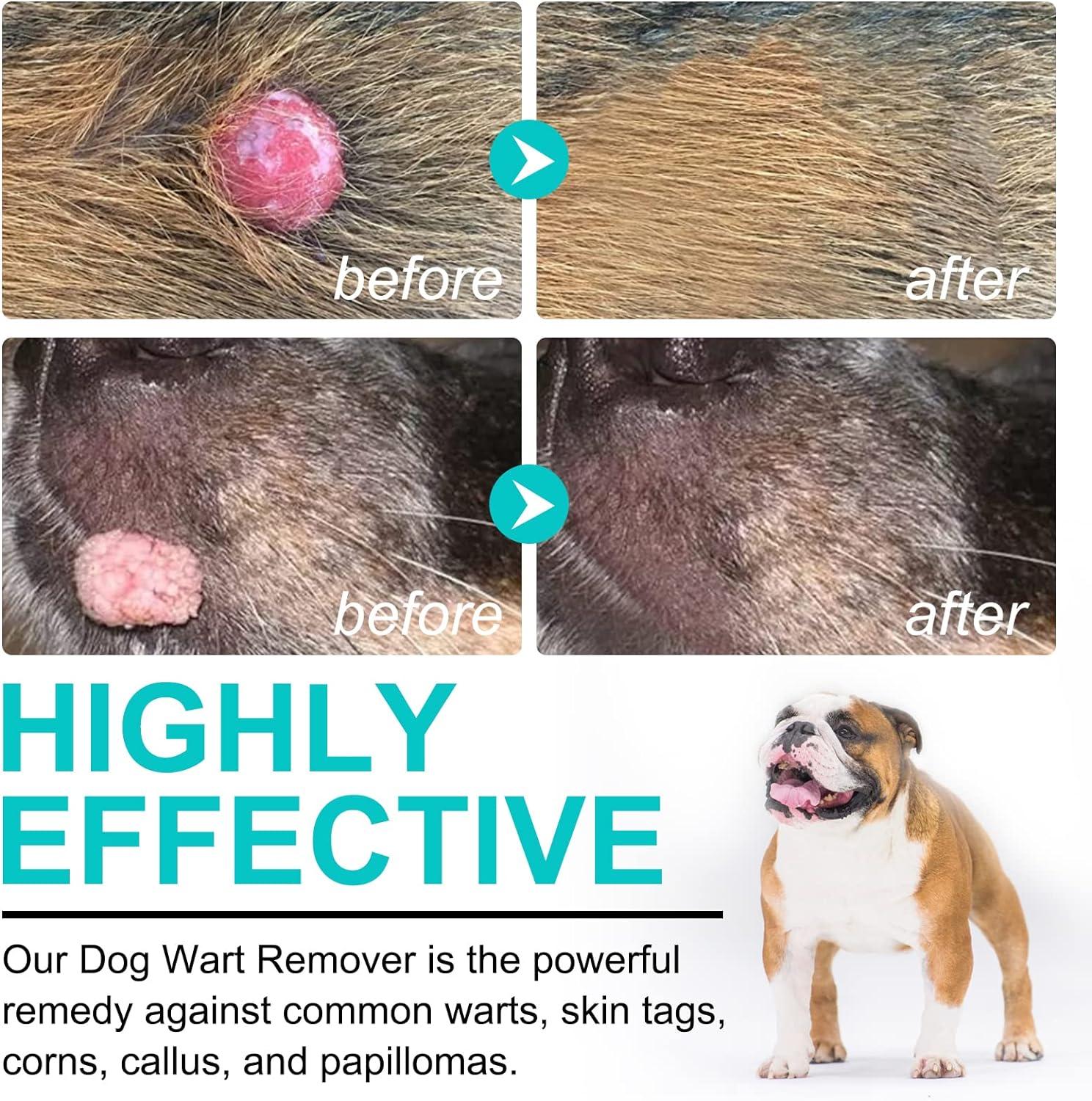 Dog Wart Remover 20ml Tag Remover for Dog Natural Dog Wart Removal ...