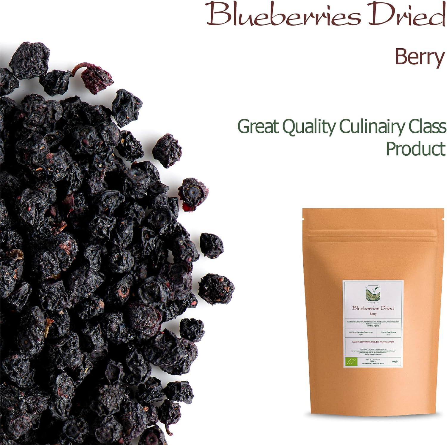 Blue Berries Whole Organic Billberies - Dehydrated unsweetend no sugar ...