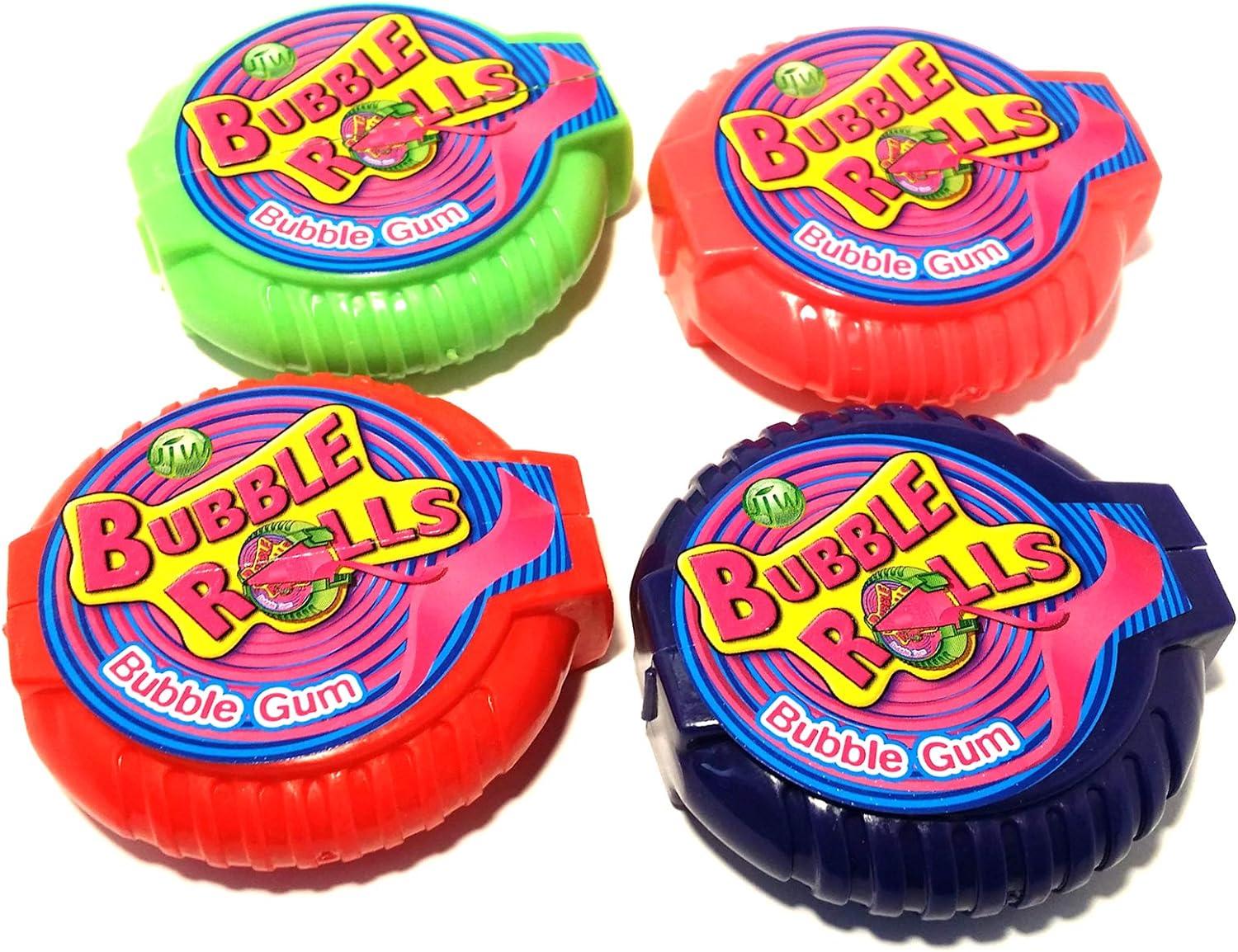 Bubble gum rolls 24 fruit flavour chewing gum candy Birthday Party ...