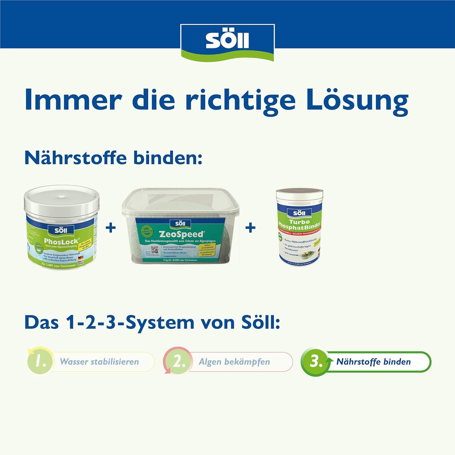 S ll 80505 Phoslock Algae Stop - Phosphate Binder 100g for Year-Round ...