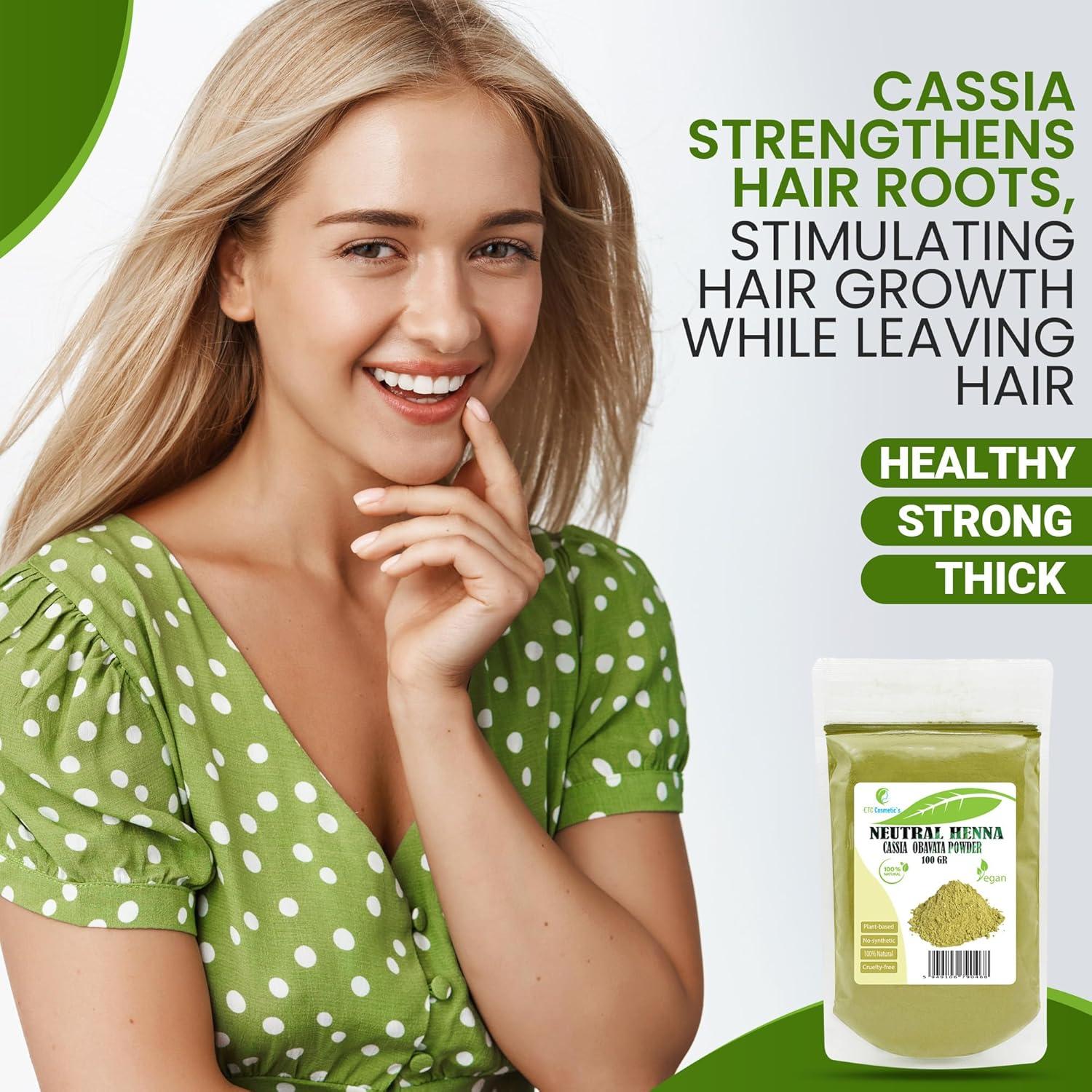 Buy Cassia Obovata Powder (Neutral Henna) - 100g | Natural Hair ...