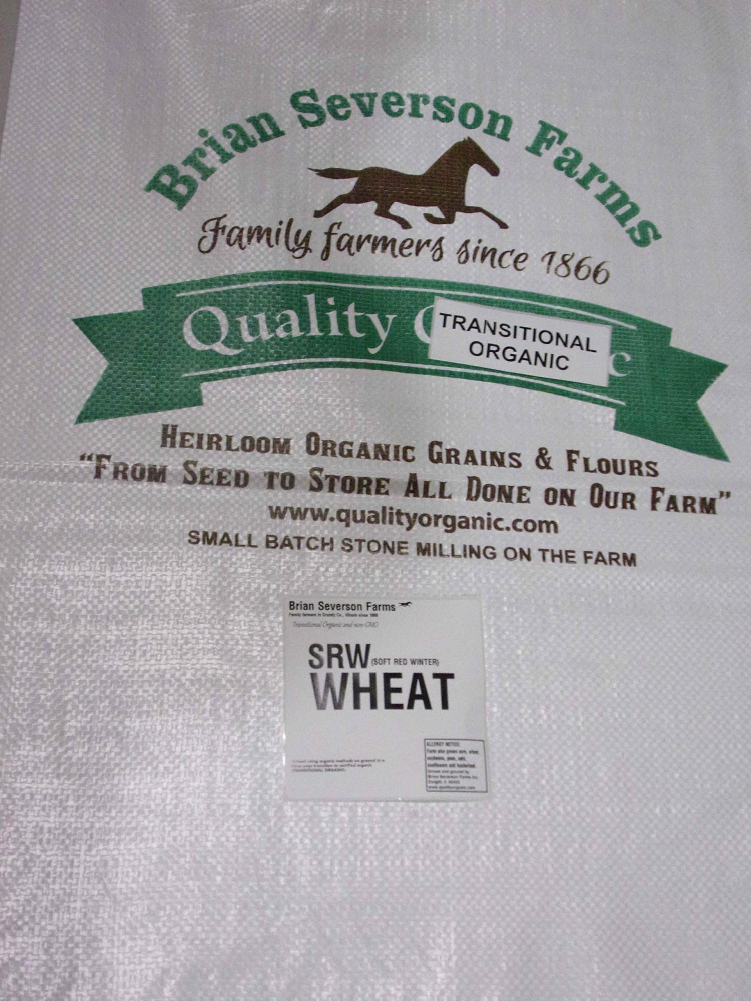 Organic Soft Red Winter Wheat Berries - 15 lbs | Non-GMO & Farmer ...