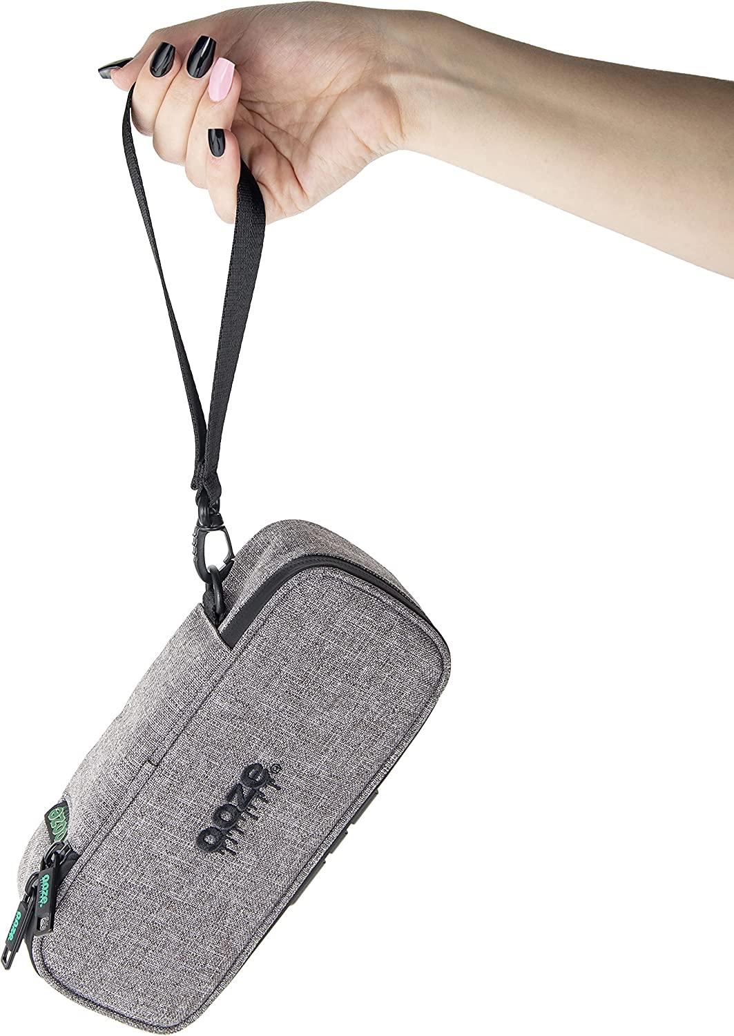 Ooze Smell Proof Pouch Smoke Gray - 4x9x3 Travel Bag with Lock and ...