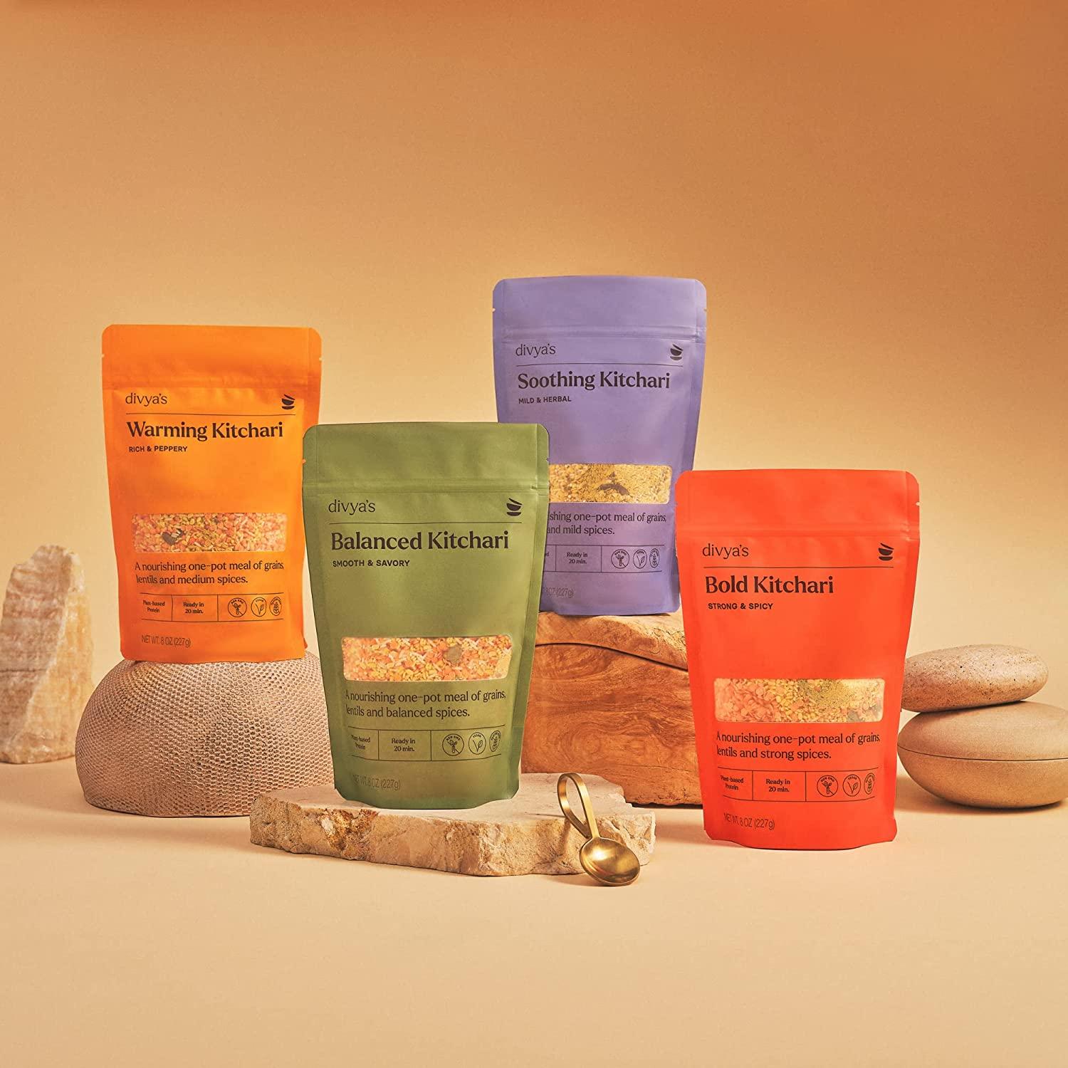 Divya's Balanced Kitchari: Smooth & Savory Ayurvedic Meal - Vegan, Non ...