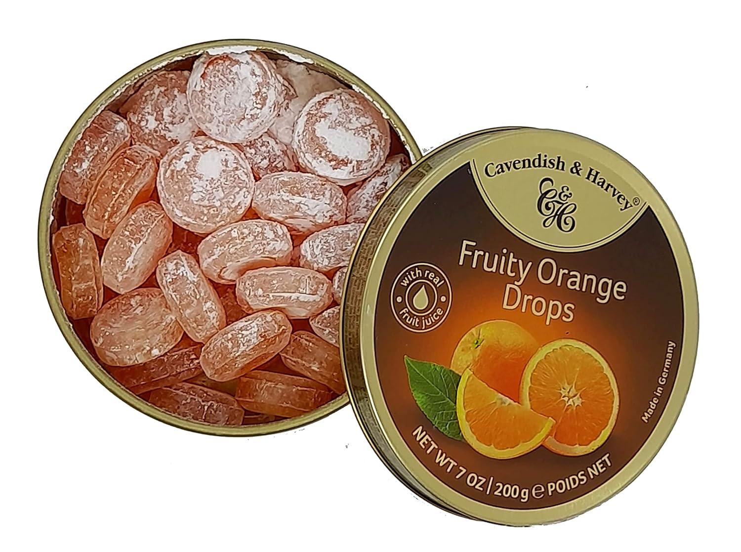 Cavendish & Harvey Orange Drops 200g - Gourmet Orange Candy ...