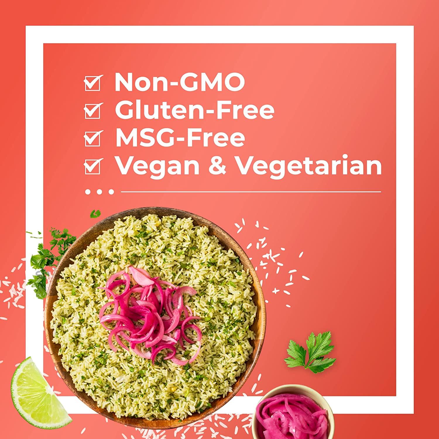 Mahatma Cilantro Lim n Flavored Jasmine Rice - Precooked ...