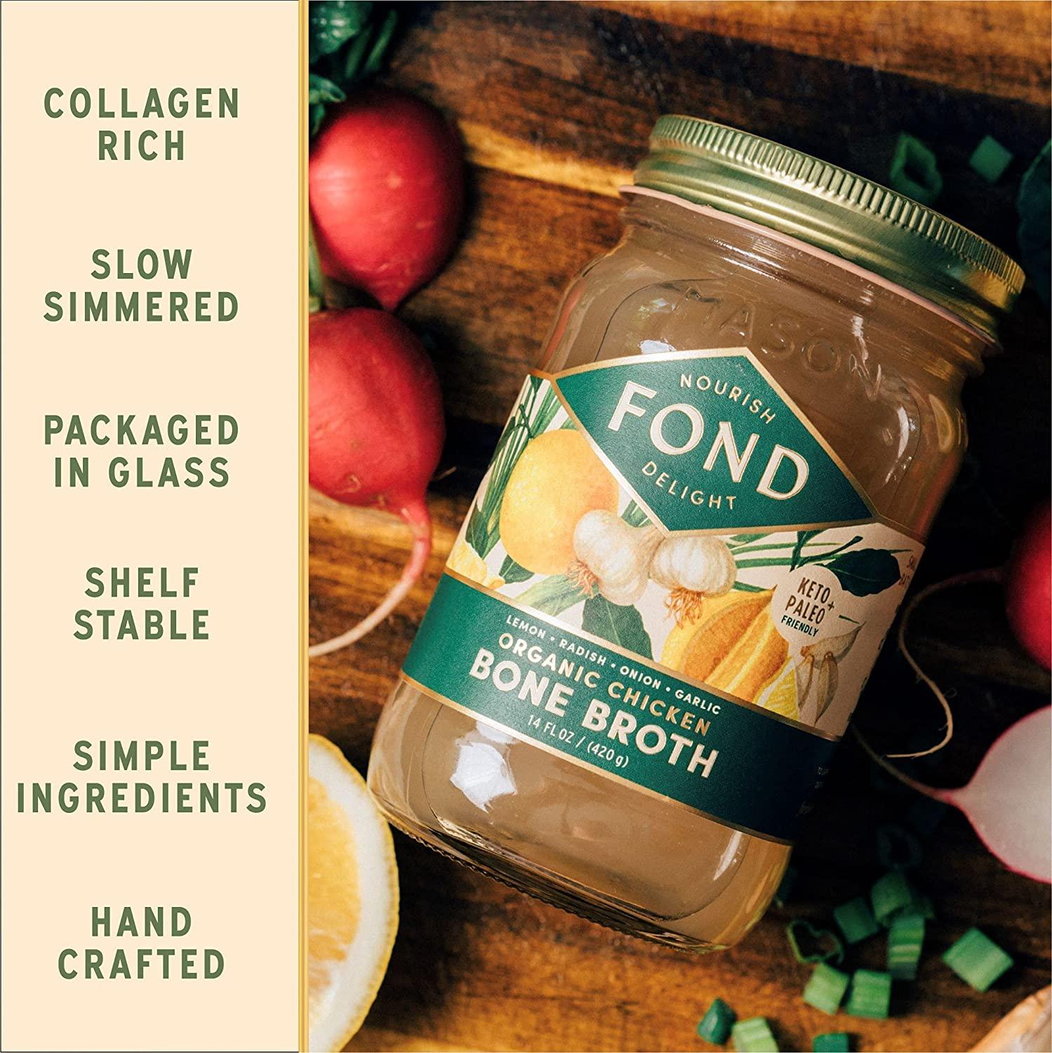 clean chicken bone broth