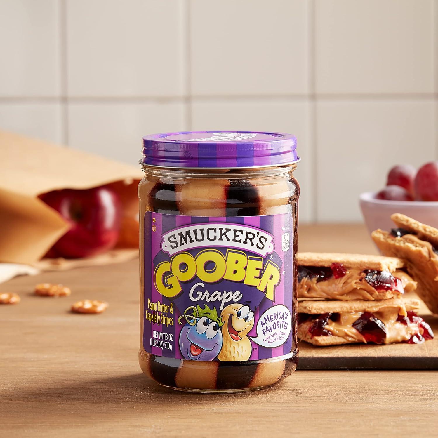 Buy Smuckers Goober Peanut Butter & Grape Jelly Spread - 510g Jar ...