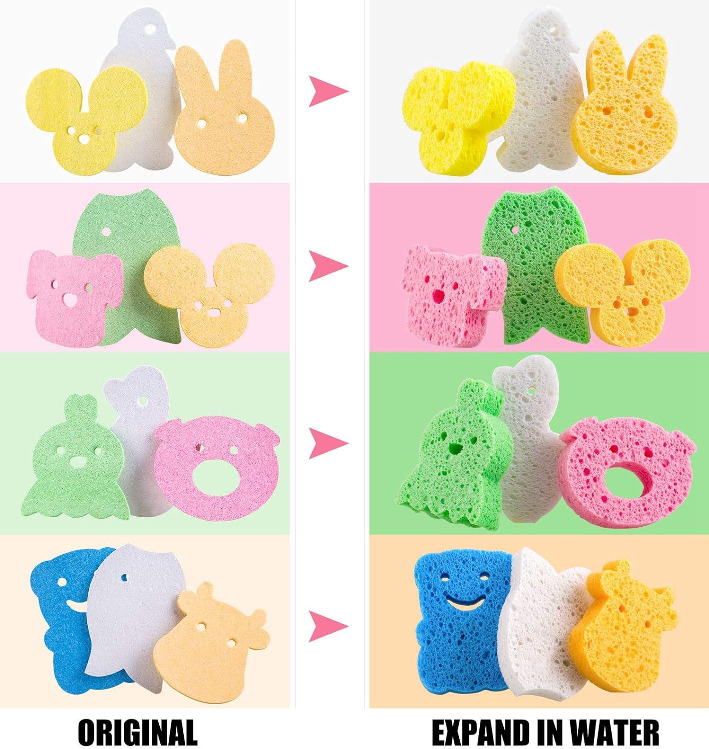 Cute Fun Cellulose Compressed Sponges - Bath Cleaning, DIY Crafts ...