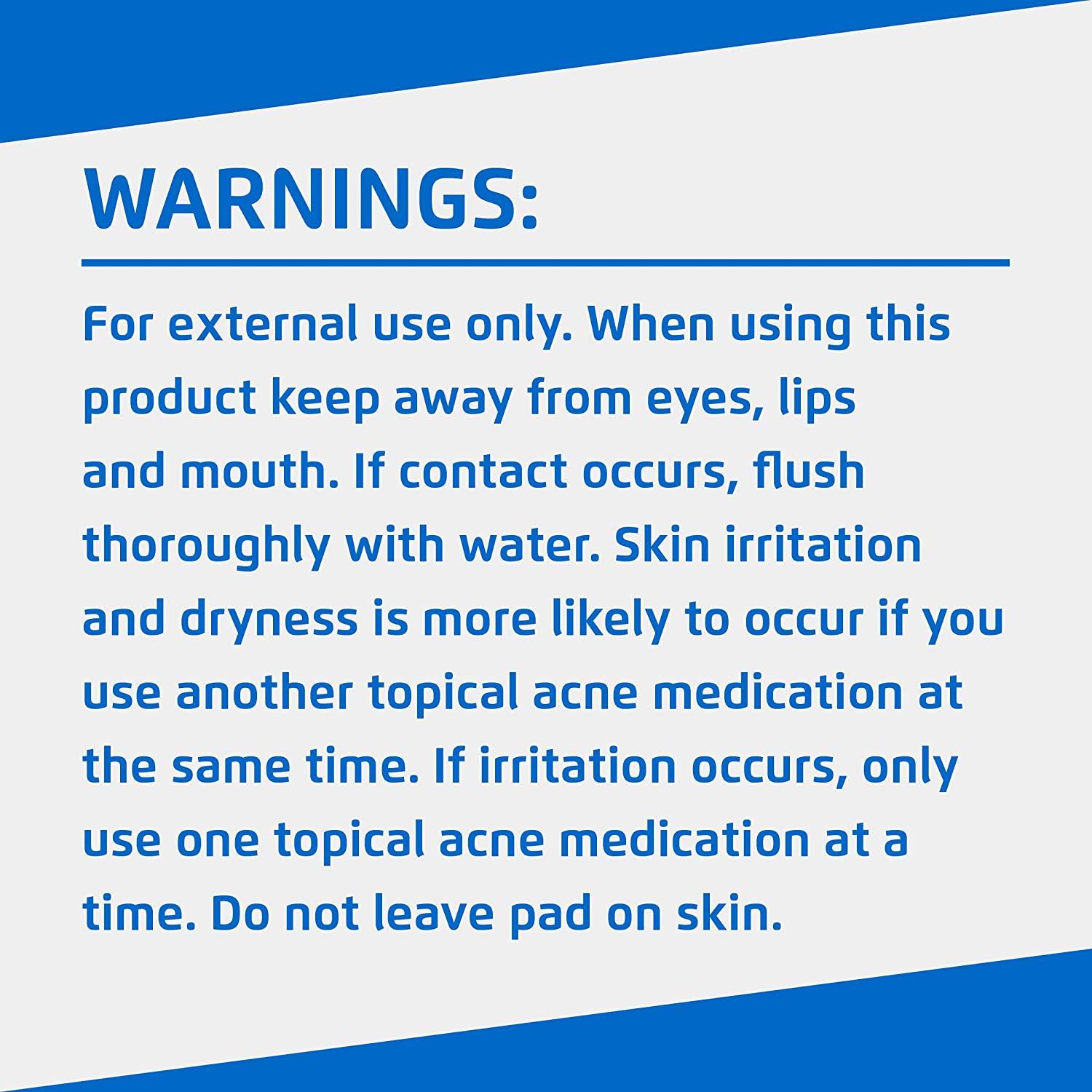 OXY Acne Medication Cleansing Pads - Daily Defense, Maximum Strength 2% ...