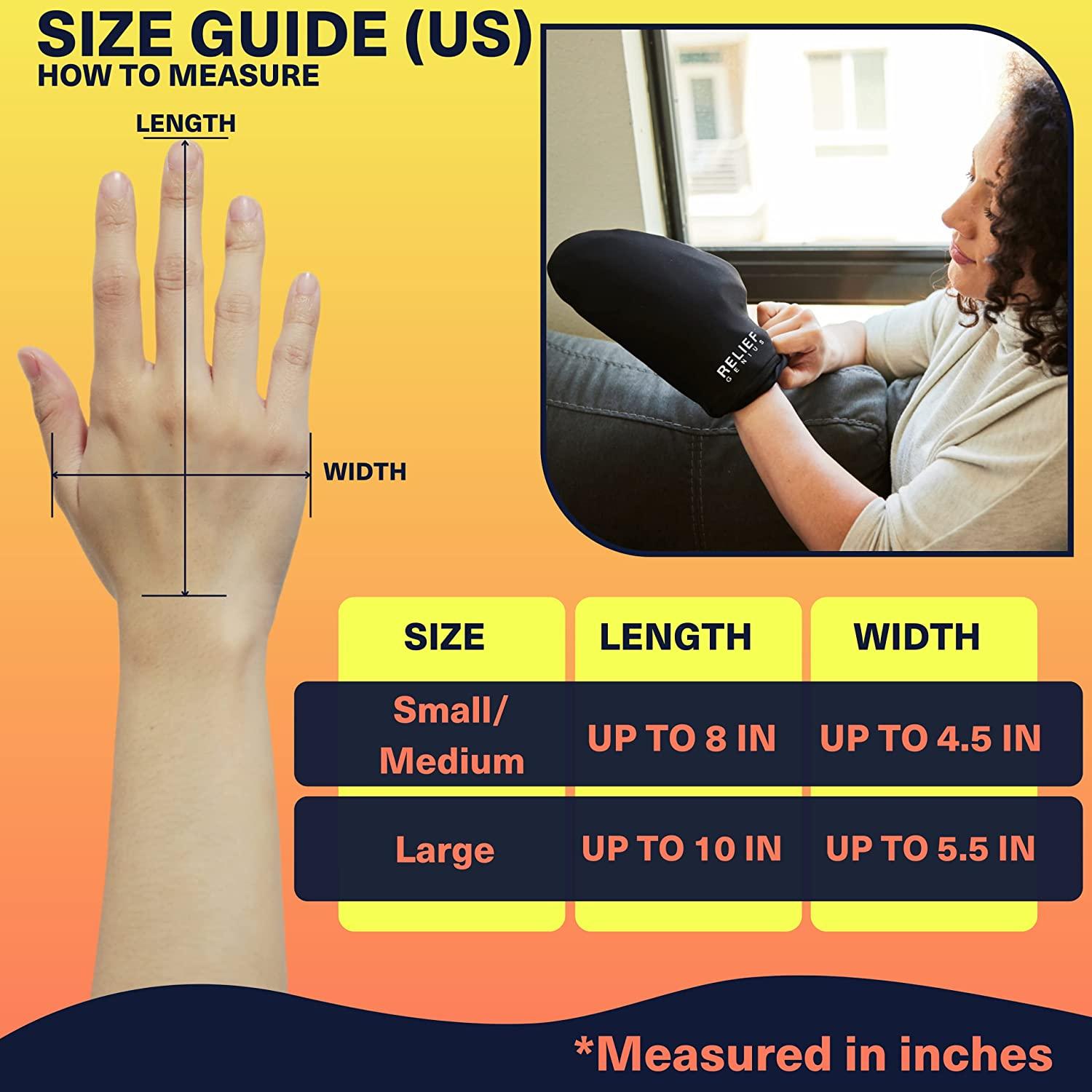 Relief Genius Hand Ice Pack - Cold Gloves for Chemotherapy, Arthritis ...