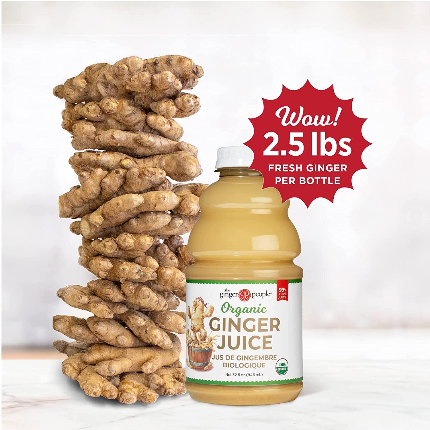 Organic Ginger Juice 32 Fl Oz - The Ginger People (Pack of 1) | Buy Now ...