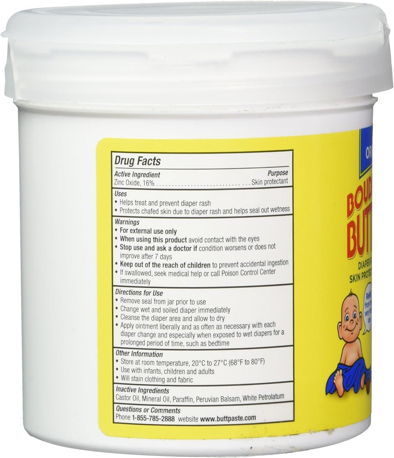 Boudreaux's Original Butt Paste 16oz - 3 Pack | Diaper Rash Ointment ...