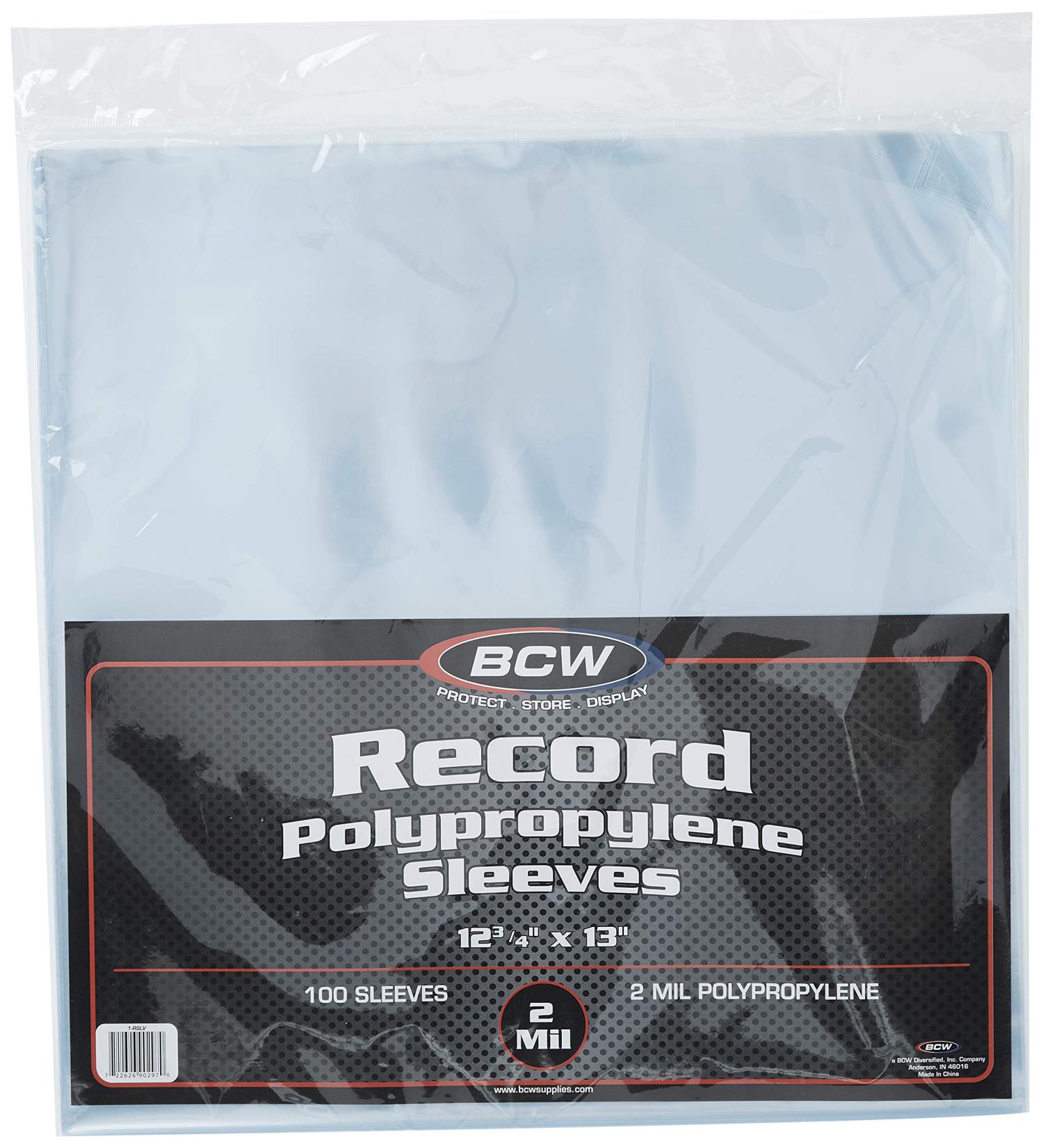 BCW 1-RSLV 33 RPM Record Sleeves (100 Count) - Ultimate Protection for Vinyl Records | Buy Now ...