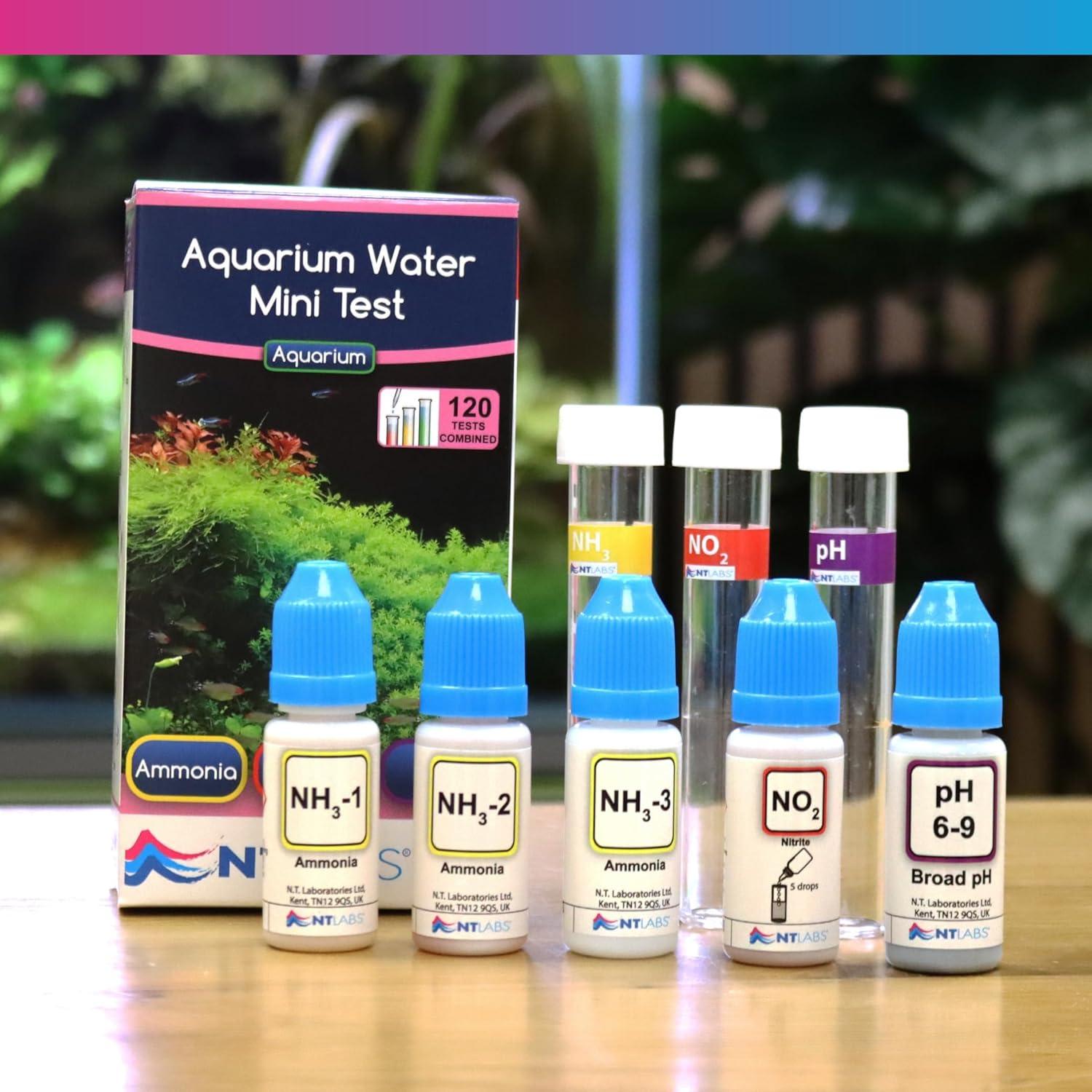 NT Labs Aquarium Water Test Kit - pH Nitrite Ammonia | Maintain Water ...