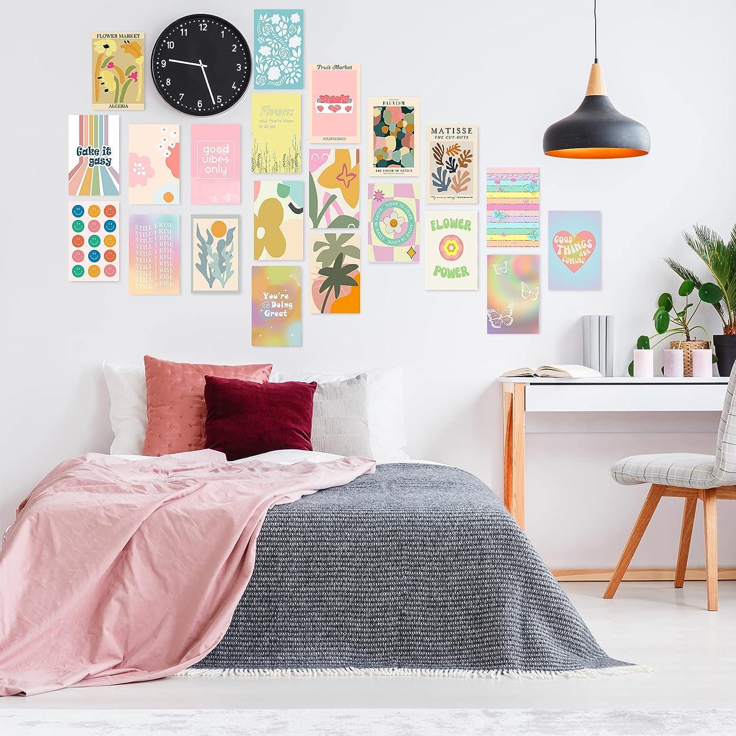MeleBase 70PC Danish Pastel Room Decor Wall Collage Kit | Aesthetic Teen Girls Posters 8x10 ...