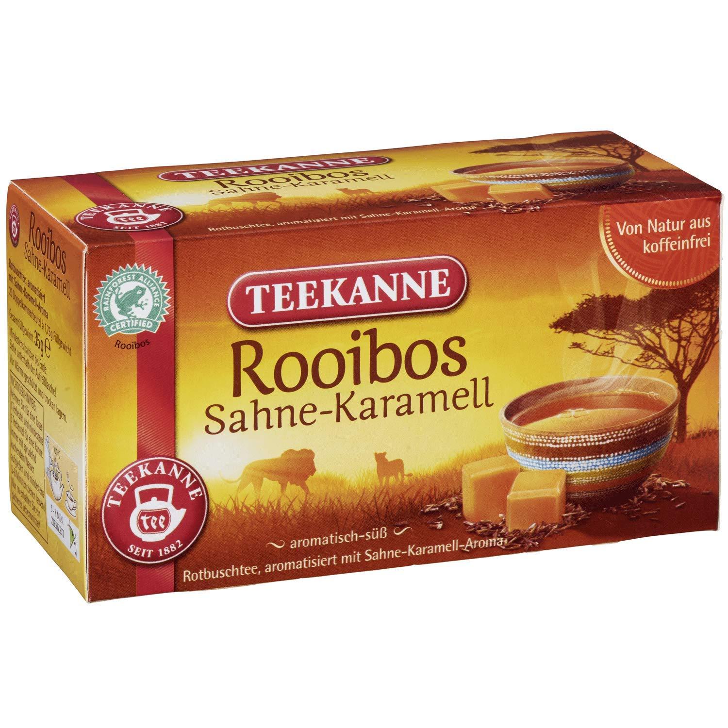 German Teekanne Rooibos Tea Cream Caramel - 35g | Exquisite Flavor ...