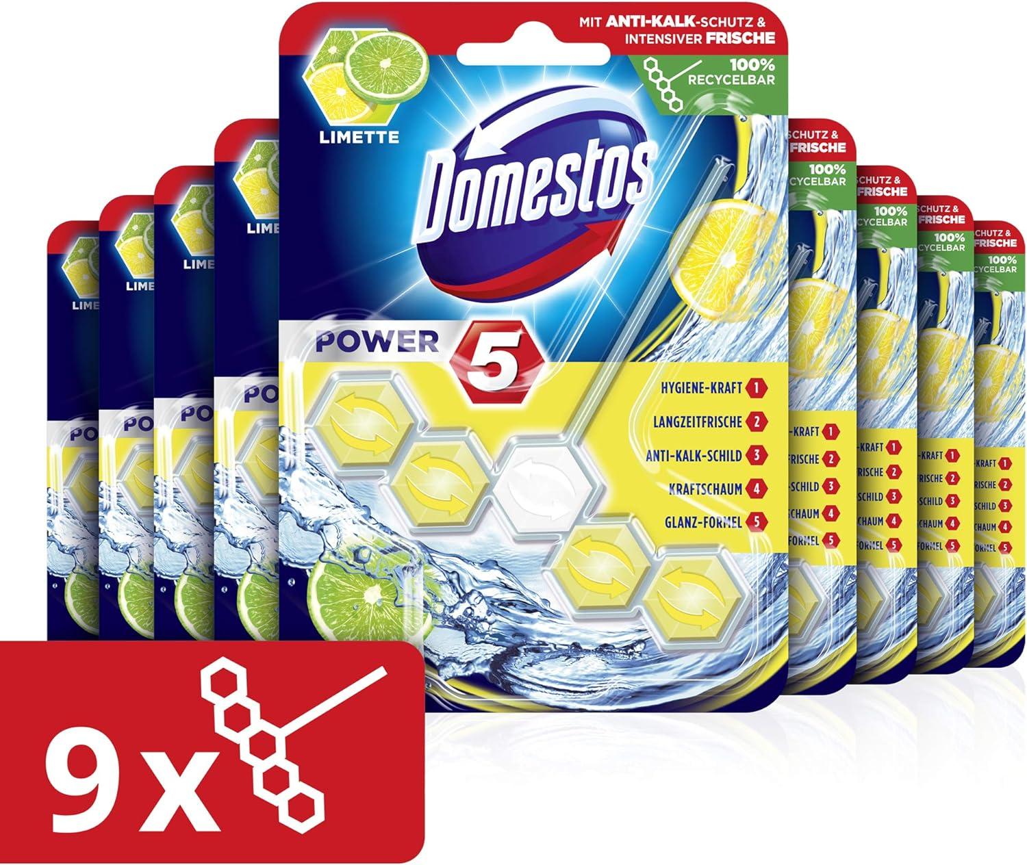 Domestos Power Toilet Rim Block Lime Improved formula | Buy Now with ...