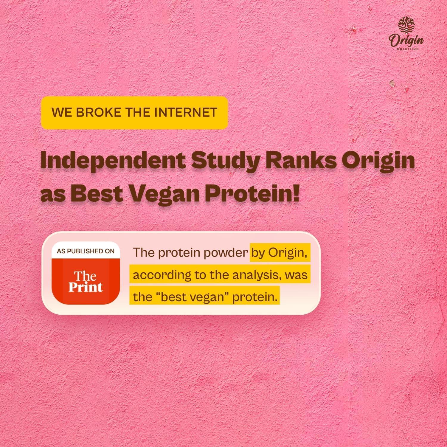 ORI Gin Nutrition 100% Natural Vegan Protein Powder - Best Easy to ...