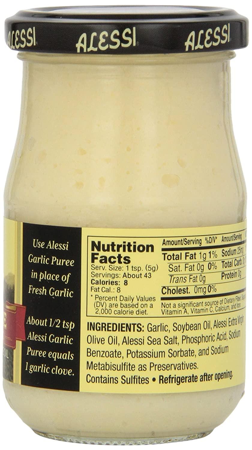 Alessi Spread Garlic Puree 7.6 oz (Pack of 6) - Delicious and Versatile ...