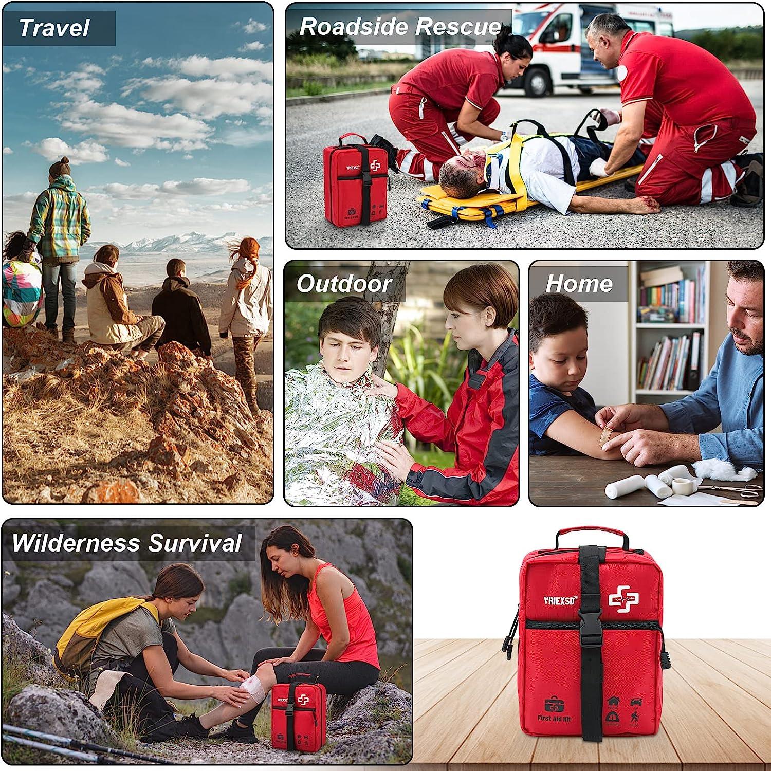 VRIEXSD 400 Piece Large First Aid Kit - Premium Emergency Kit for Home ...