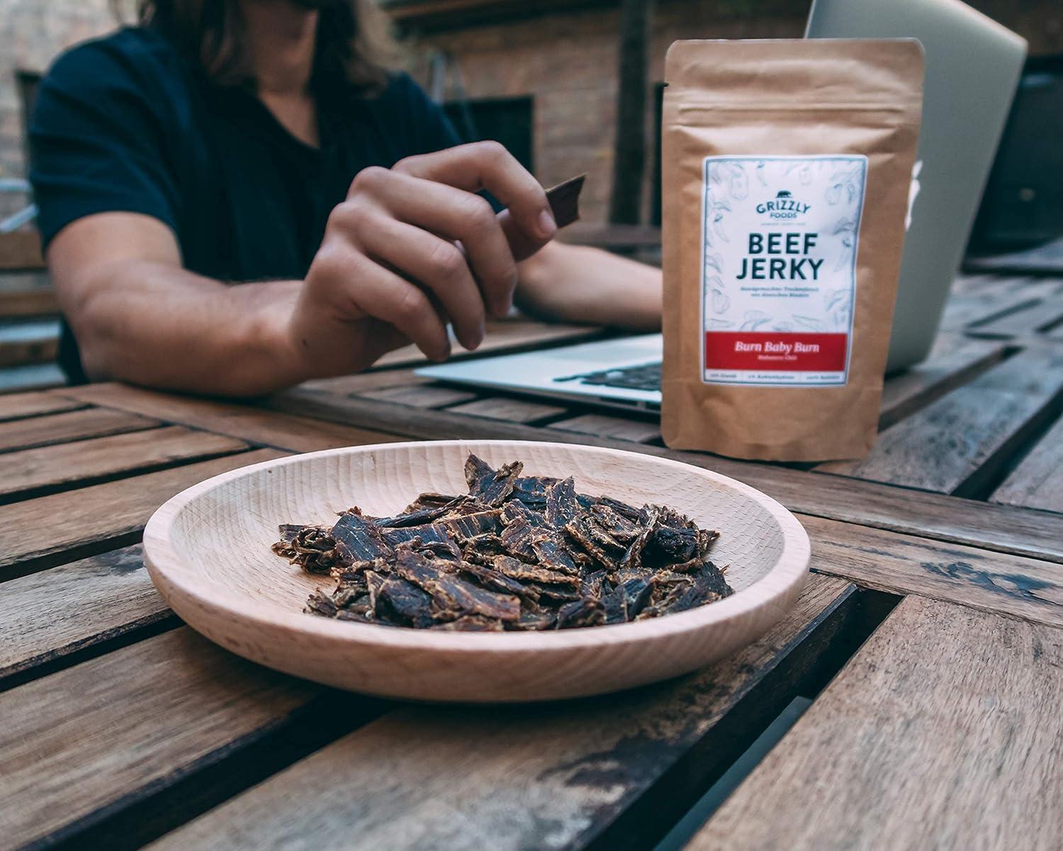 Buy Premium German Beef Jerky - 10-Pack (10 x 100g) - Dry Meat Delicacy ...