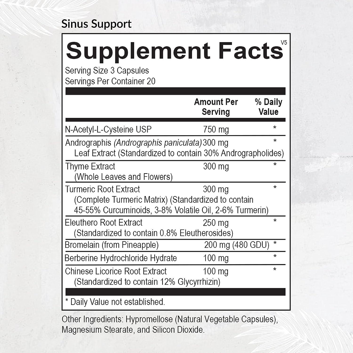 EquiLife Sinus Support - Promotes Nasal Congestion & Mucus Relief ...