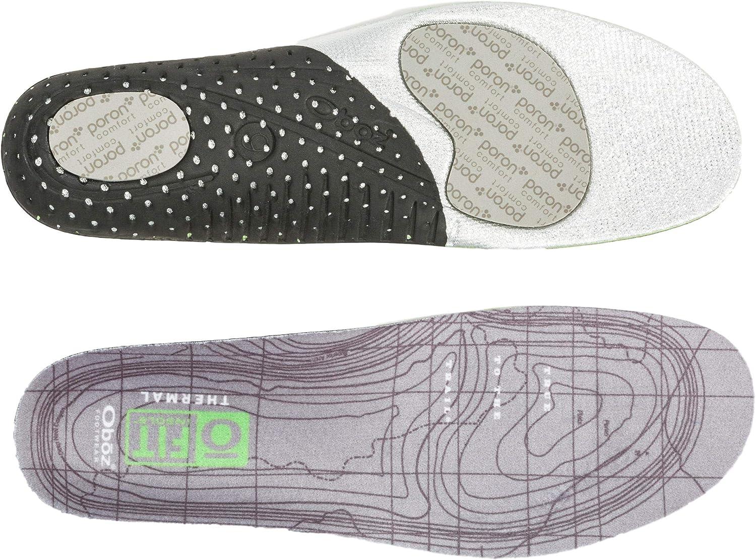 Oboz O Fit Plus Thermal Insole - Green Large | Medium Arch Support ...
