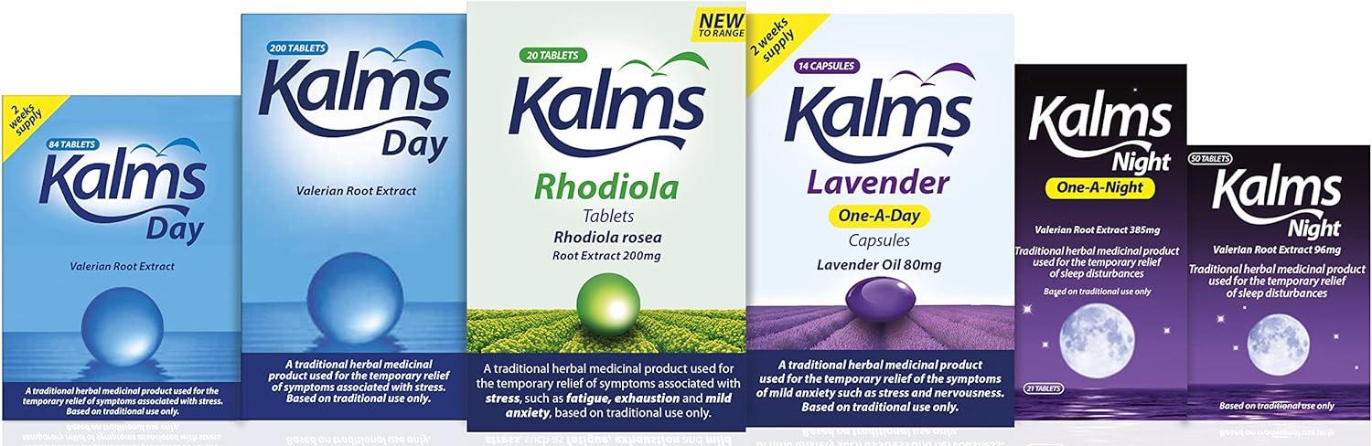 Kalms Day 200 Tablets - Traditional herbal medicinal product used for ...