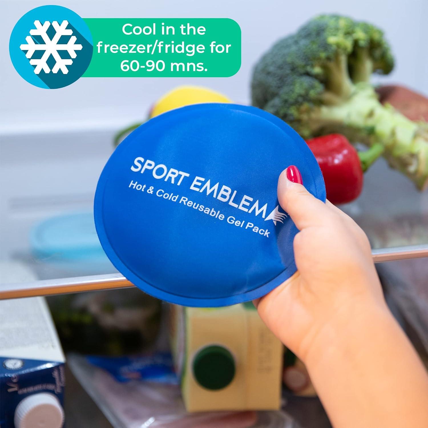 Kids Reusable Soft Ice Packs (2 Pcs x 5.5) for Boo Boos & Injuries ...