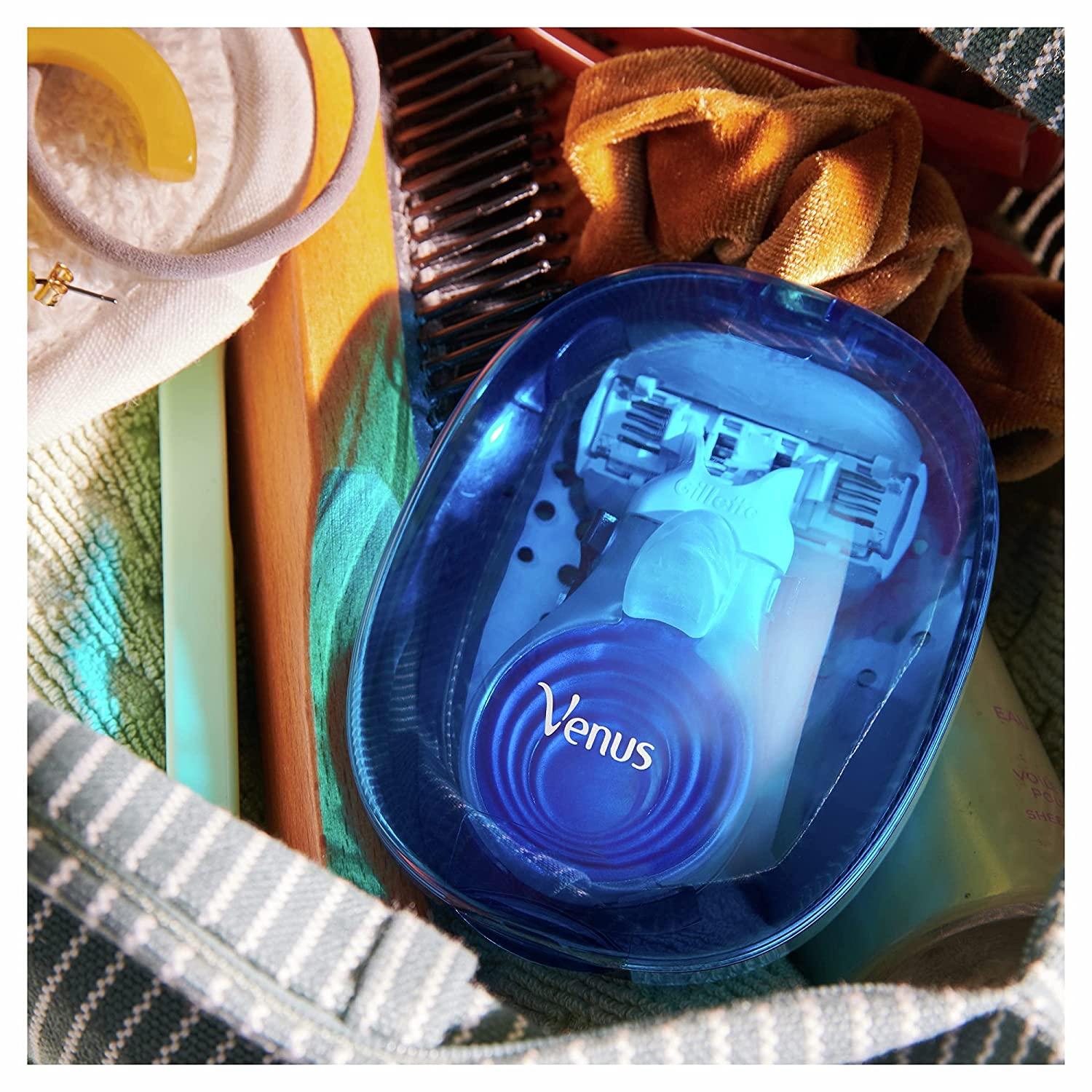 Gillette Venus Mini ComfortGlide White Tea Razors for Women - 1 Handle ...