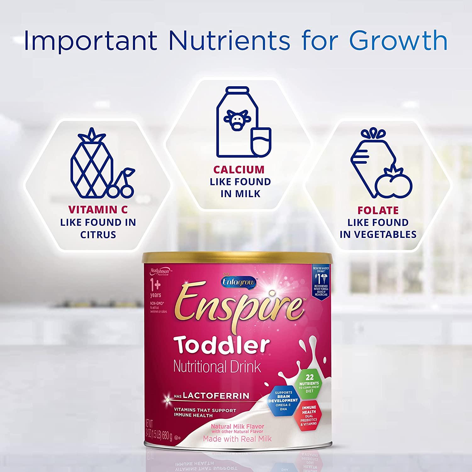 Enfagrow Enspire Toddler Nutritional Drink | Brain & Immune Support ...