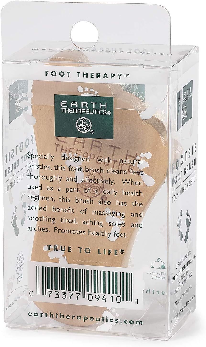 EARTH THERAPEUTICS Footsie Foot Brush - Exfoliating and Cleansing Brush ...