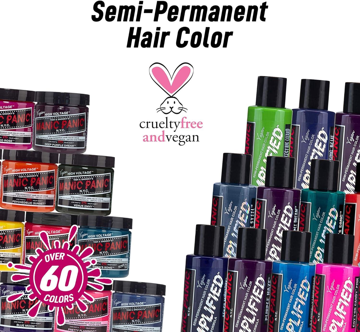 Manic Panic High Voltage Classic Hair Dye in Raven - Vibrant Color for ...