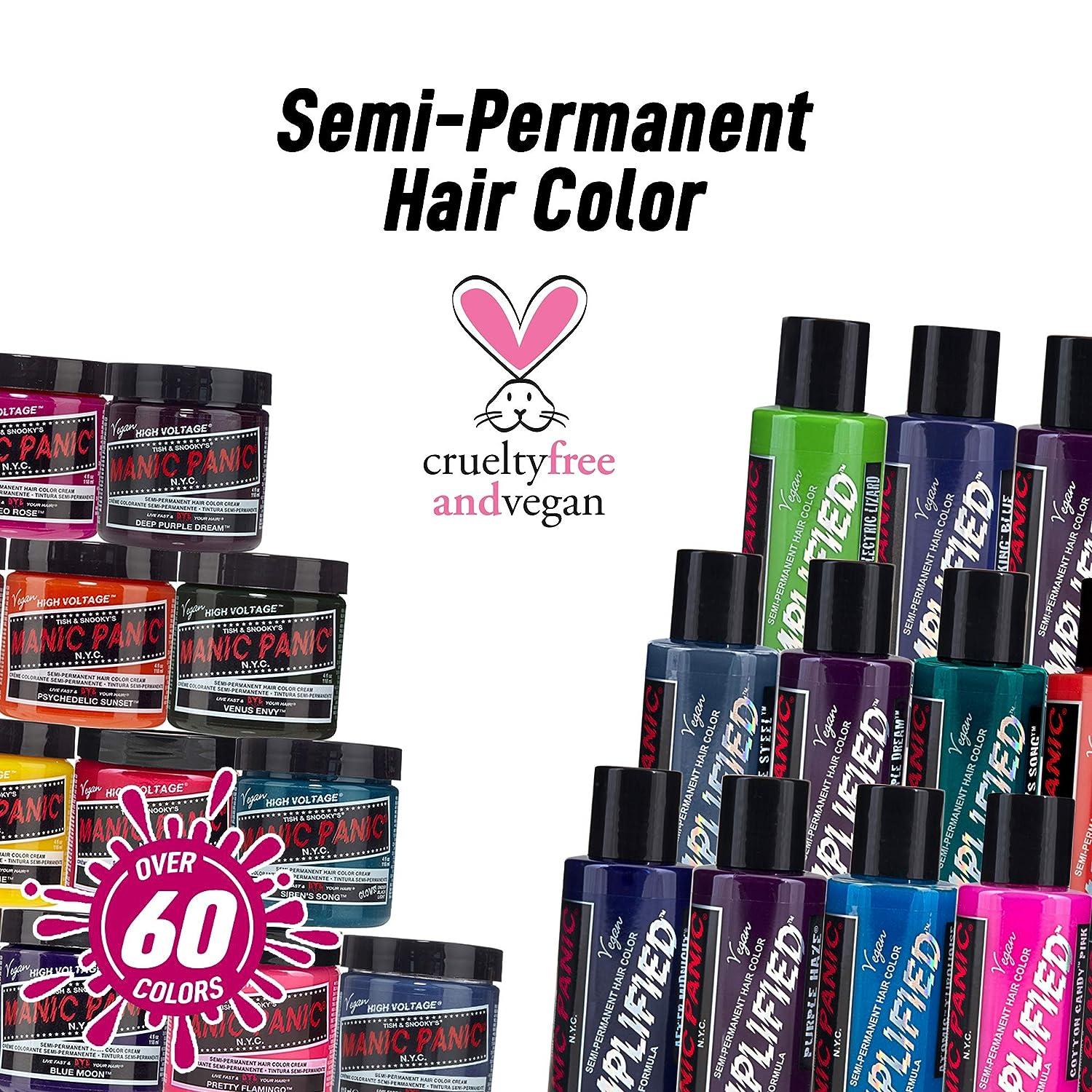 Manic Panic Blue Angel Hair Dye - Semi-Permanent Light Sky Pastel Blue ...
